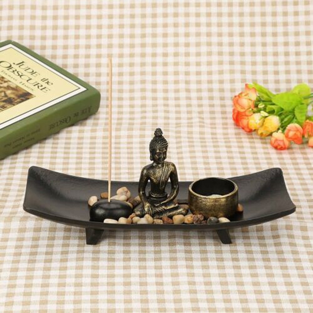 1 Piece Resin Buddha Figure Ornament Joss-stick Ca... – Grandado