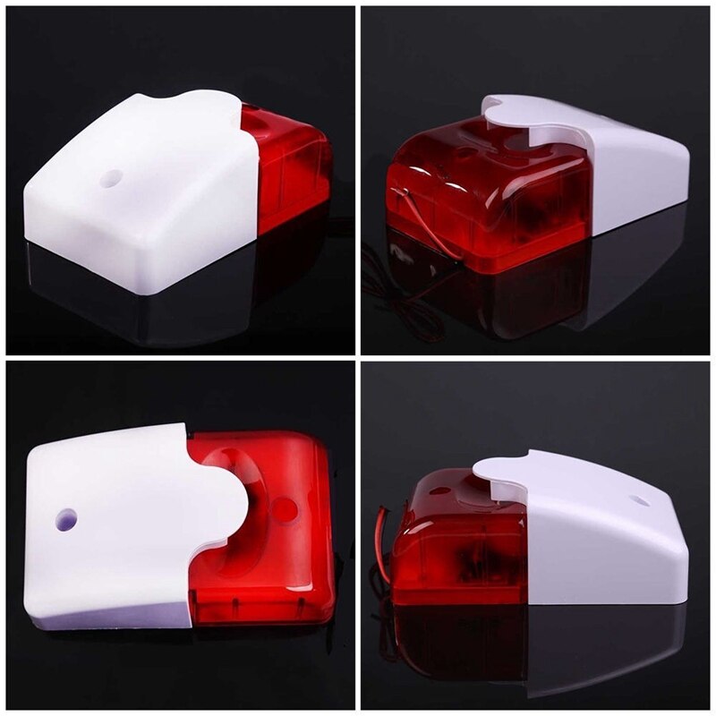 2PCS DC12V Wired Alarm Siren With Strobe Burglar A... – Vicedeal