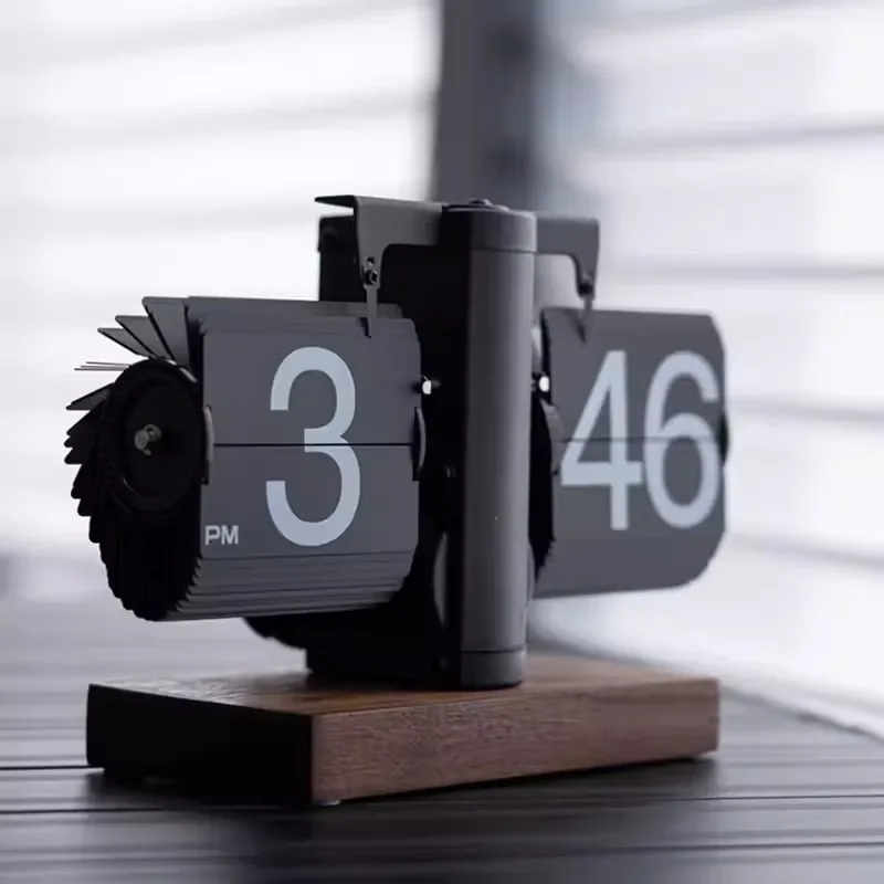 Vintage Flip Clock | Retro Digital Desk Clock with... – Grandado