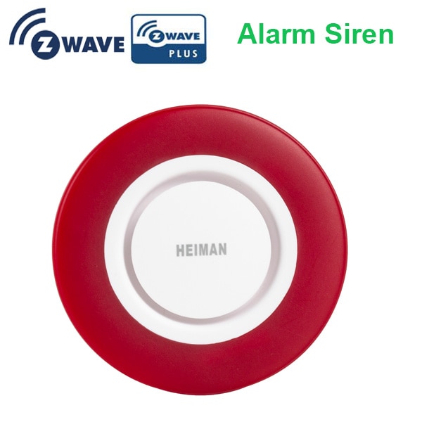 Europe 868.42mhz z-wave alarm flash siren 85db red... – Grandado