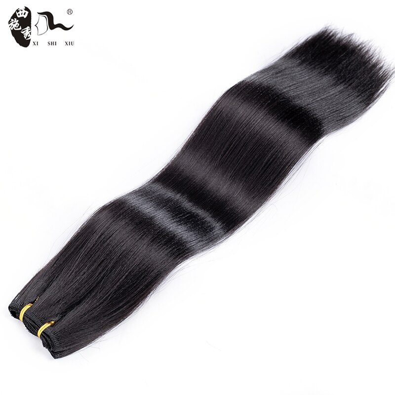 XISHIXIUHAIR Synthetic Hair Extension Straight Yak... – Grandado