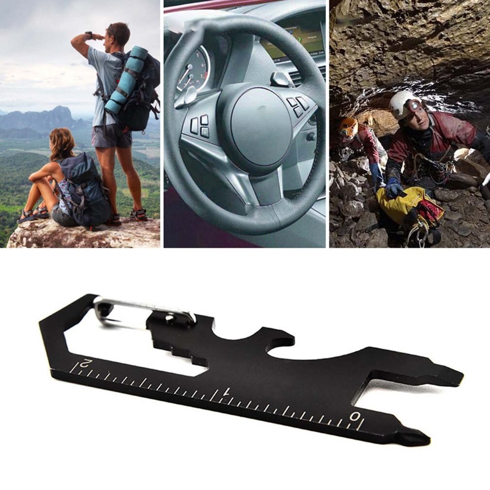 Outdoor Multi-function Tool Card Opener Keychain W... – Grandado