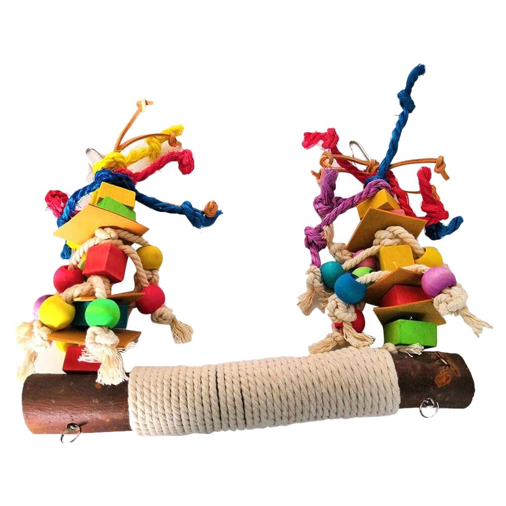 Wood Cotton Parrot Leather Colorful Building Rope ... – Vicedeal