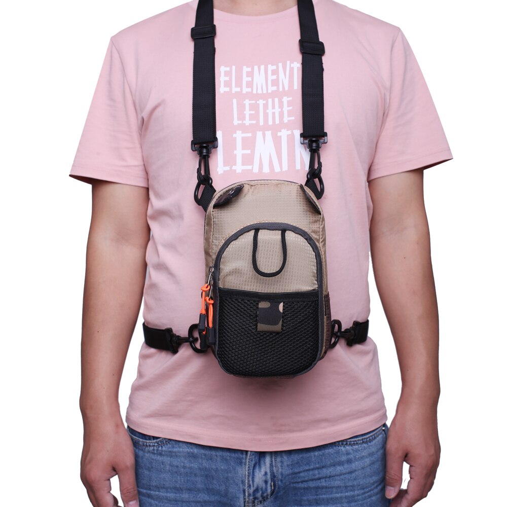 Khaki Smaller Fly Fishing Chest Pack Lightweight W... – Grandado