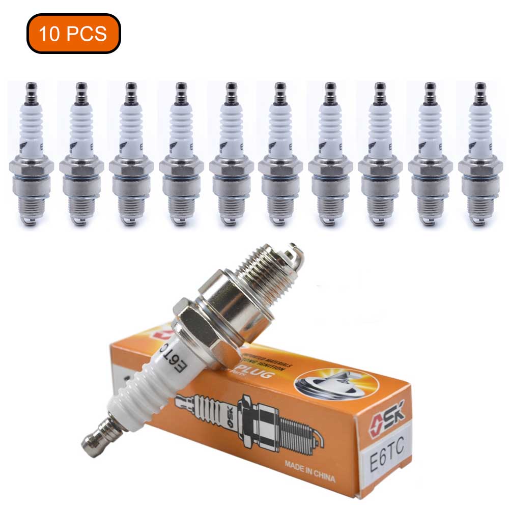 5/10Pcs E6TC Motorfiets Ontsteking Bougies Bougie ... – Grandado