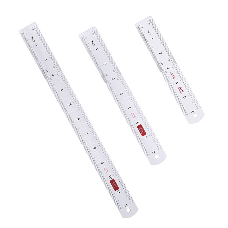 LMDZ 1Pcs Aluminum15/20/30cm Straight Ruler Steel ... – Vicedeal