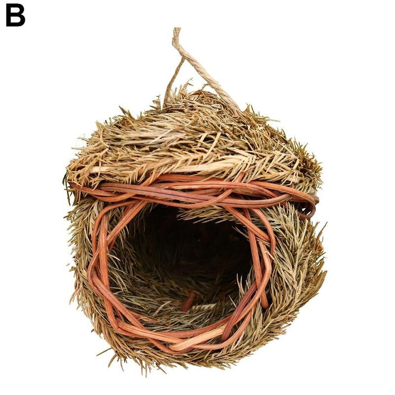 Hand-Woven Bird House Natural Aspen Reed Bird Nest... – Grandado