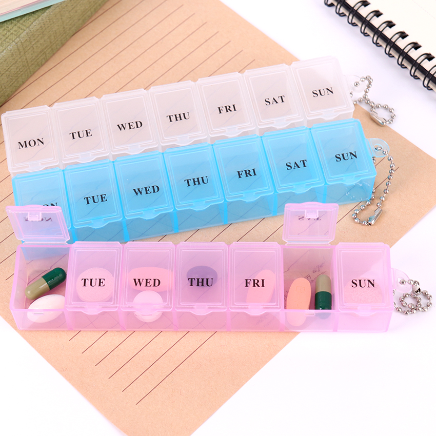 Storage Dispenser 7 Days Pill Case Medicine Storag... – Vicedeal