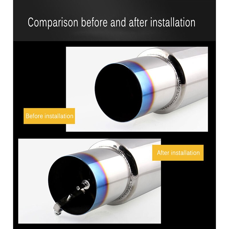 Universele Professionele Auto Tuning Achter Turbin... – Vicedeal