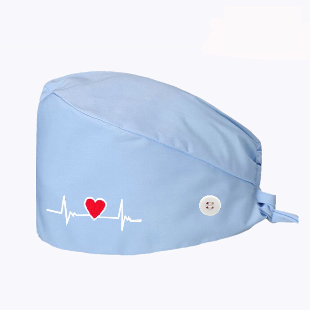 Heart Embroidery Nurse Hat For Women Cartoon Gorro... – Vicedeal