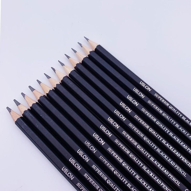 12Pcs Sketch Drawing Pencil 2H H F HB B 2B 3B 4B 5... – Grandado