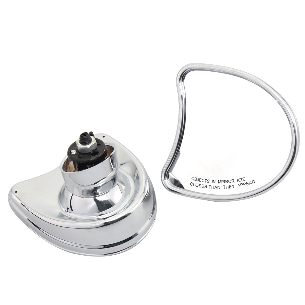 Motorcycle Chrome Batwing Kuip Mount Spiegels Side... – Grandado