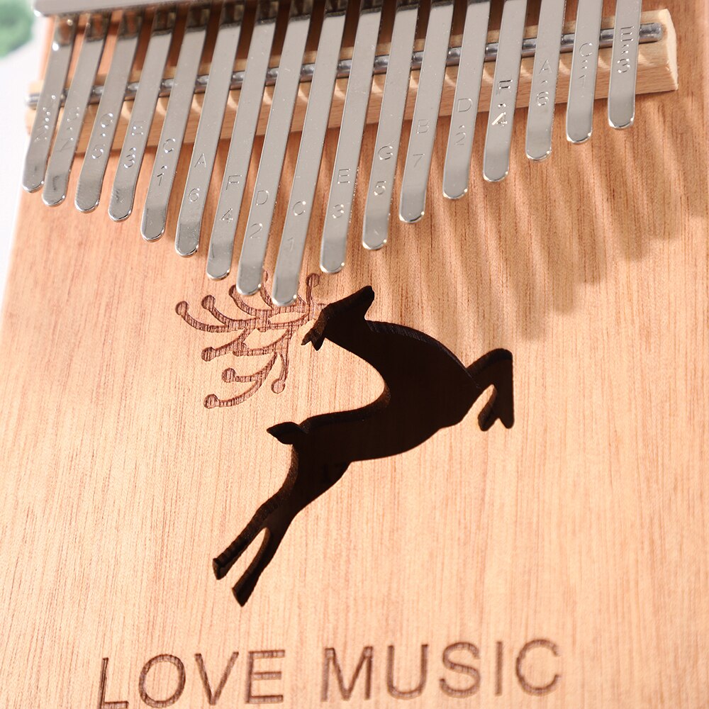 Kalimba 17 key Finger Thumb Piano Mbira Music Box ... – Vicedeal