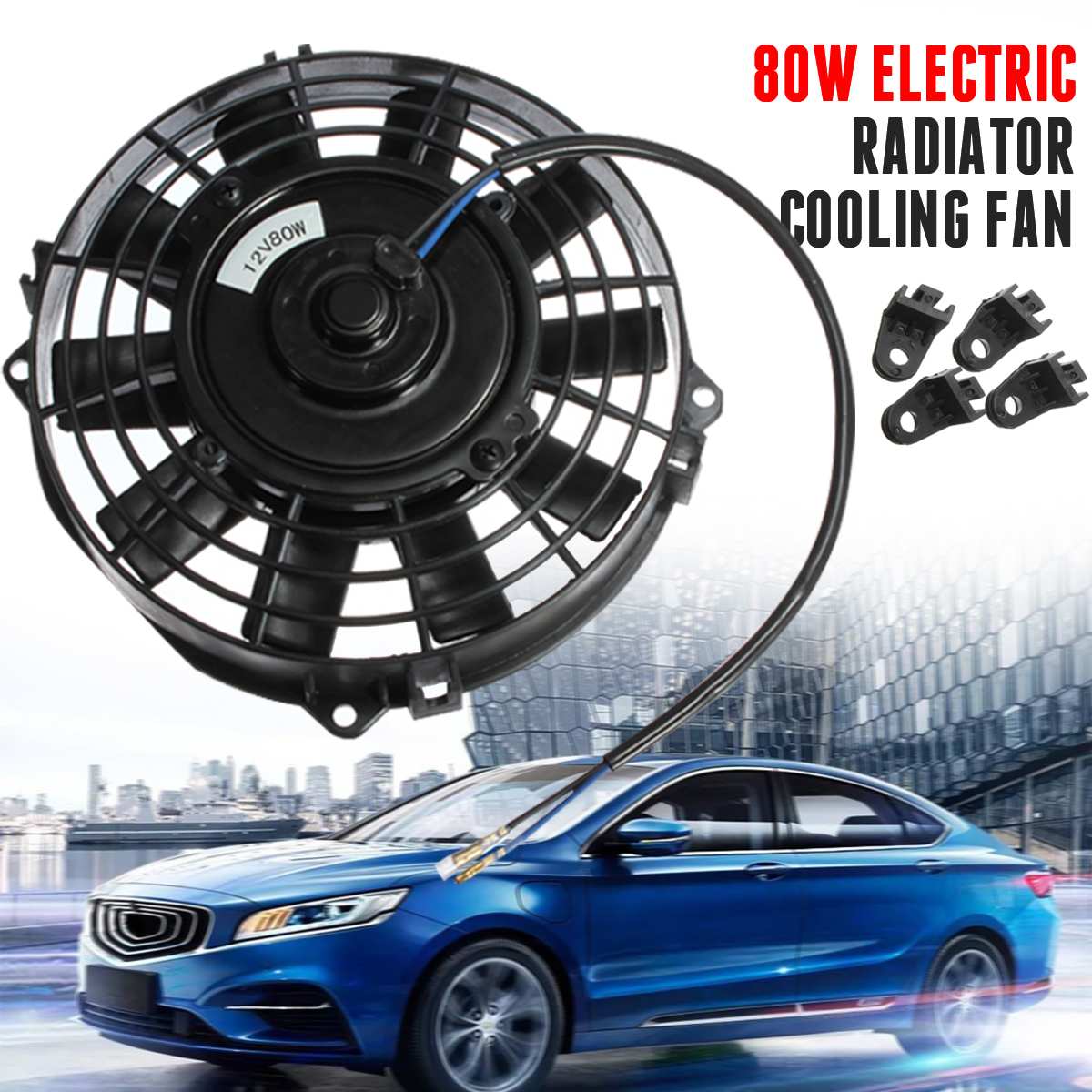 1PCS 7inch Slim Reversible Electric Radiator Cooli... – Grandado