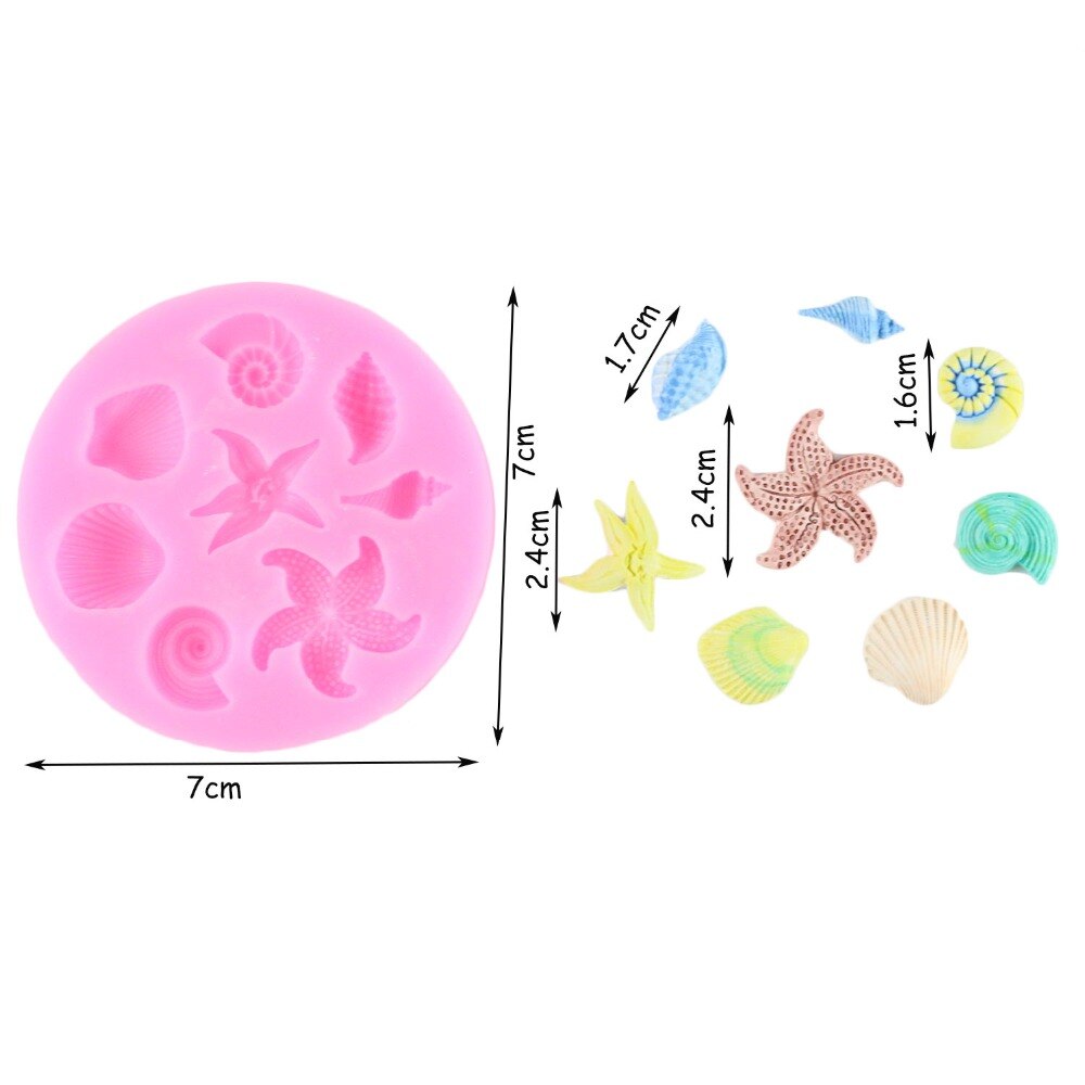 Ocean Biological Conch Sea Shells Chocolate Cake S... – Grandado