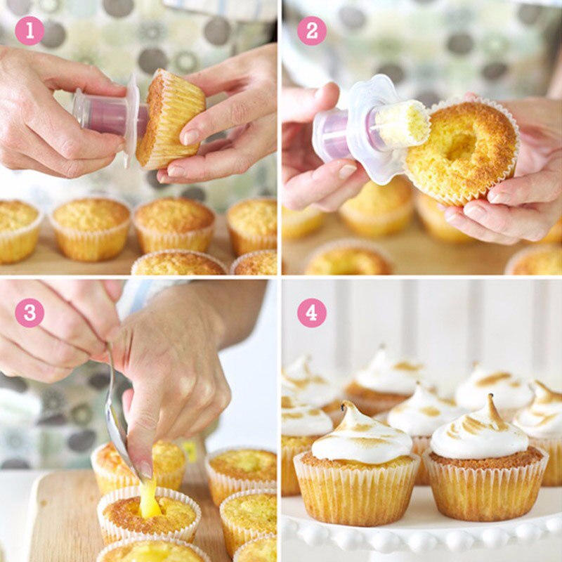 ANGRLY Cupcake Muffin Cake Corer Plunger Cutter Ge... – Grandado