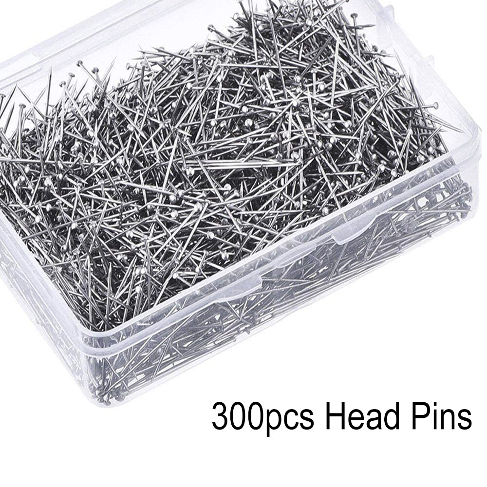 300Pcs 35Mm Head Pins Rvs Naaien Pinnen Fijn Satij... – Vicedeal