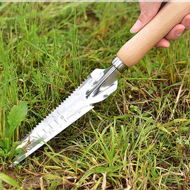 Stainless Steel Weeder With Wooden Handle Mini Saw... – Vicedeal