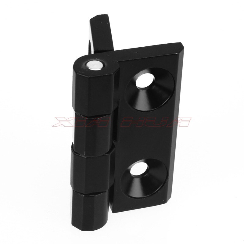 2Pcs Zinklegering Zwarte Draaibare Kast Deur Schar... – Vicedeal