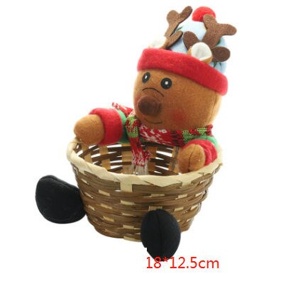 Kerst Snoep Mand Kerst Decoratie Manden Grote/Klei... – Grandado