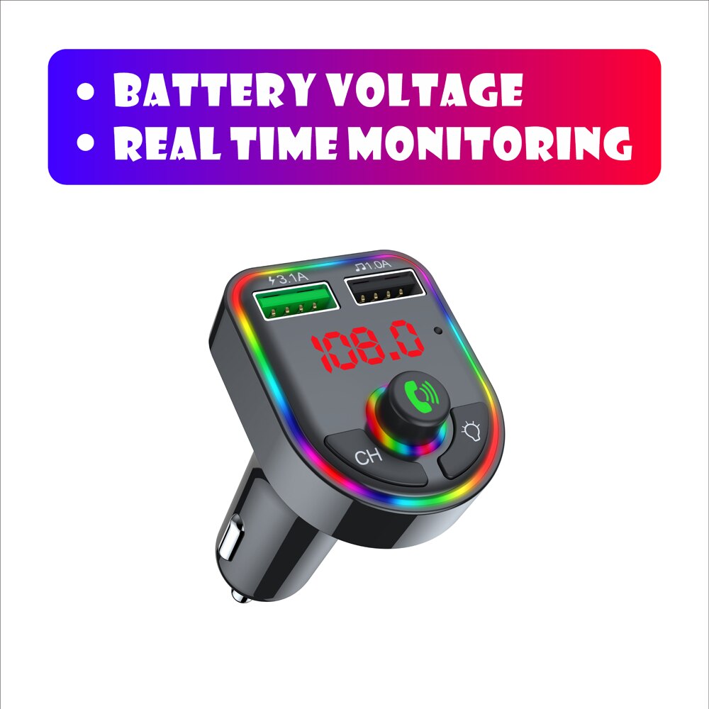 Bluetooth 5.0 Fm Transmitter Car Kit MP3 Modulator... – Vicedeal