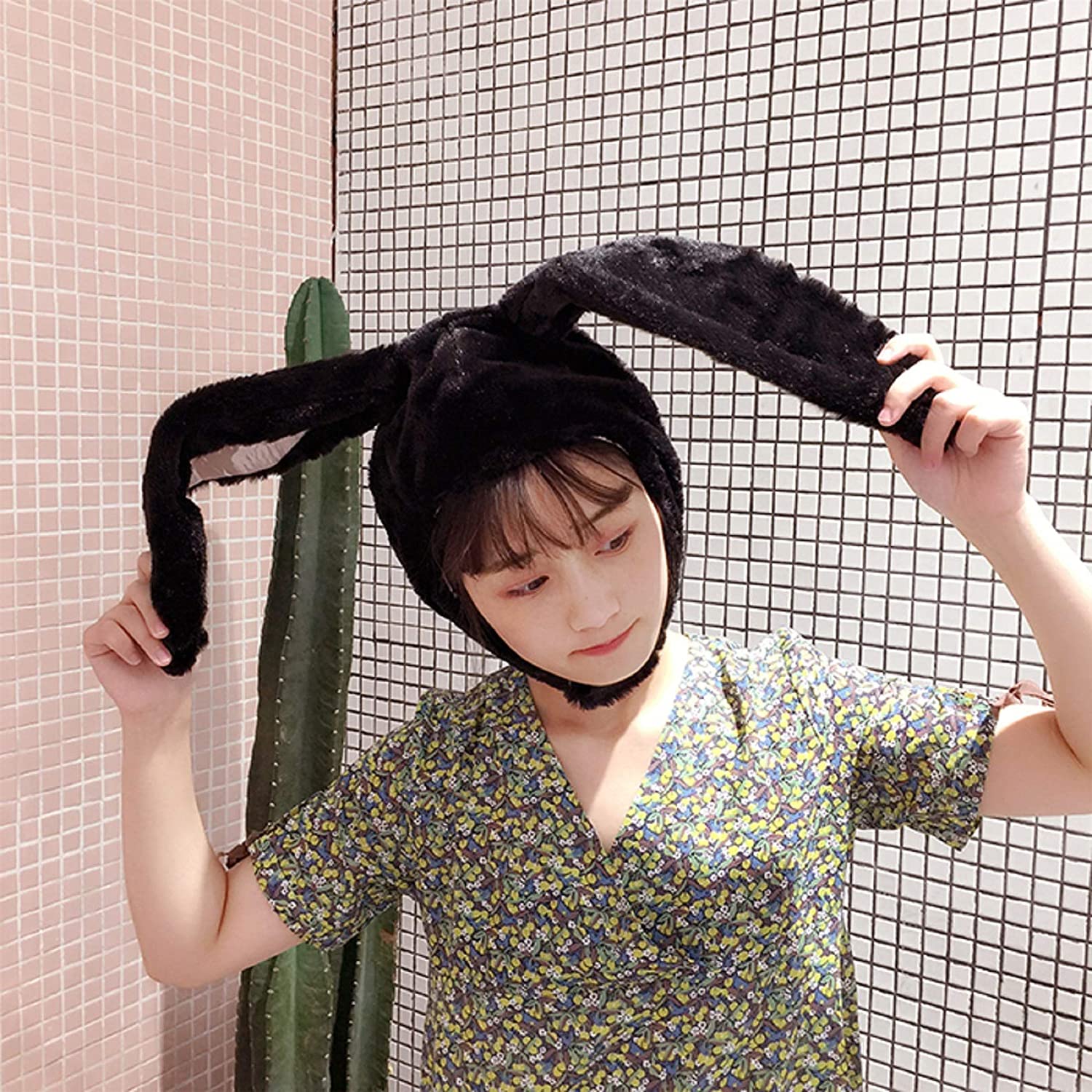 Black Easter Bunny Hat Cute Rabbit Ears Costume Fu... – Vicedeal