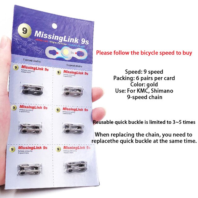 6/7/8/9/10/11 Speed Bicycle Chain Magic Buckle Con... – Grandado