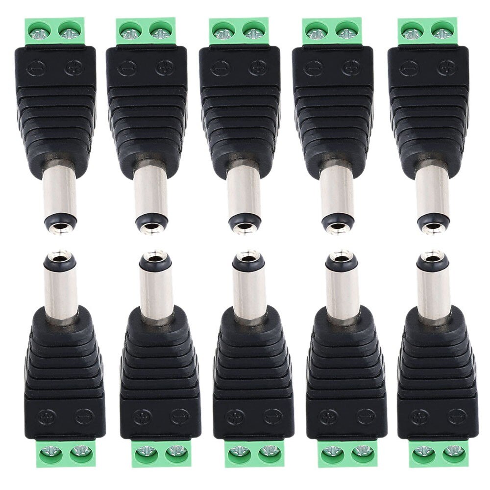 DC Stecker auf AV Schraube Terminal Block Anschluss 10 stücke Bausatz ...