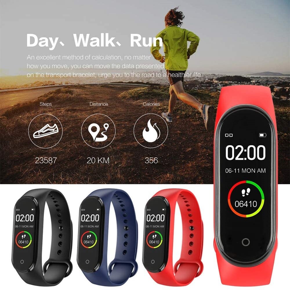 M4 Smart Bracelet Men Womens Band Watch Smartband ... – Vicedeal