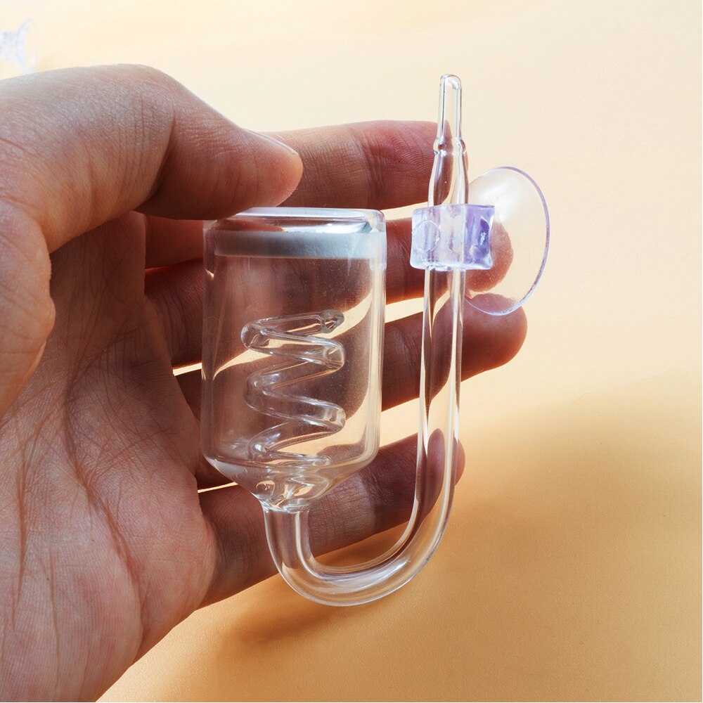 Glass Spiral CO2 Diffuser Bubble Counter for Aquar... – Grandado
