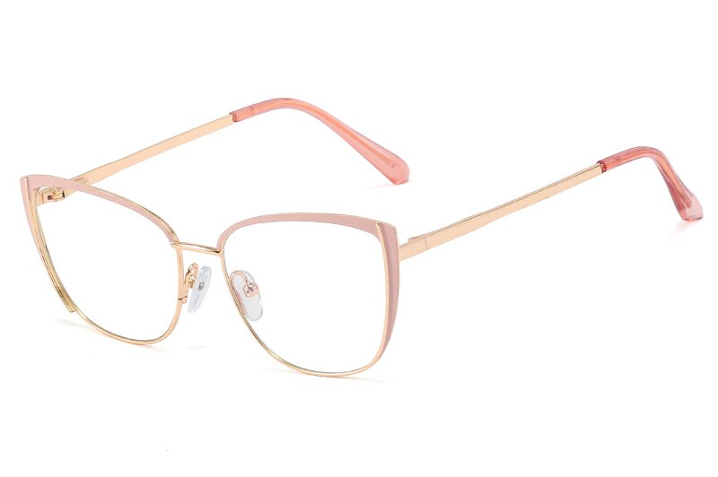 Peekaboo blue light retro spectacles women clear l... – Grandado