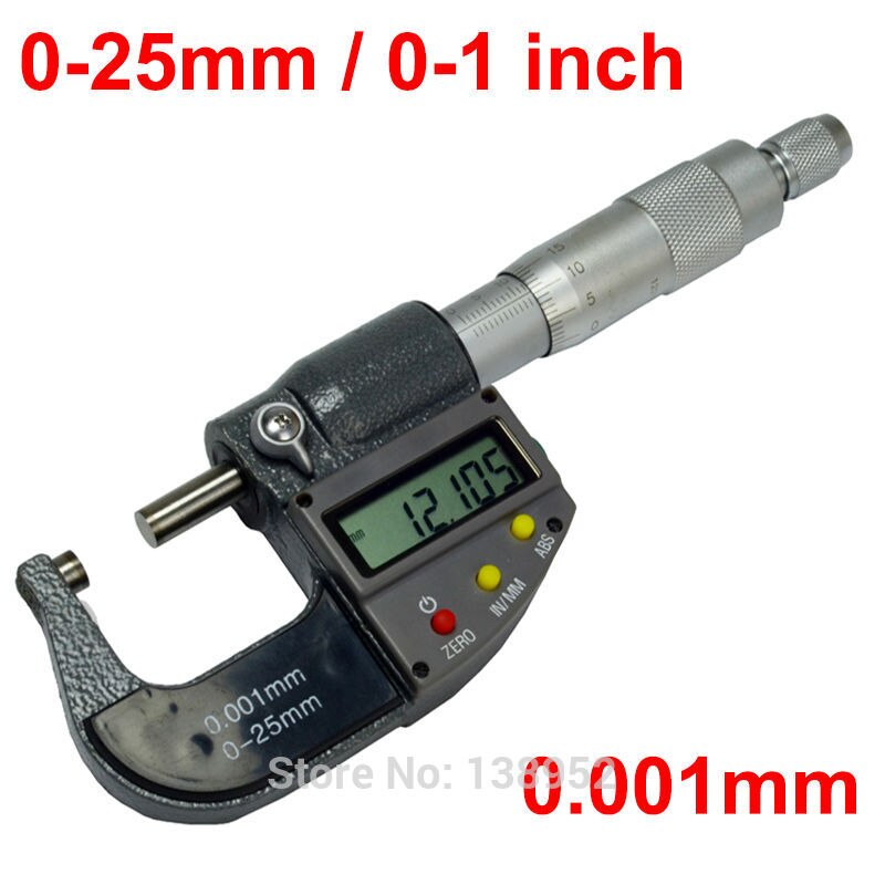 0-25mm 0-1 inch 0.001mm/0.00005'' Electron... – Grandado
