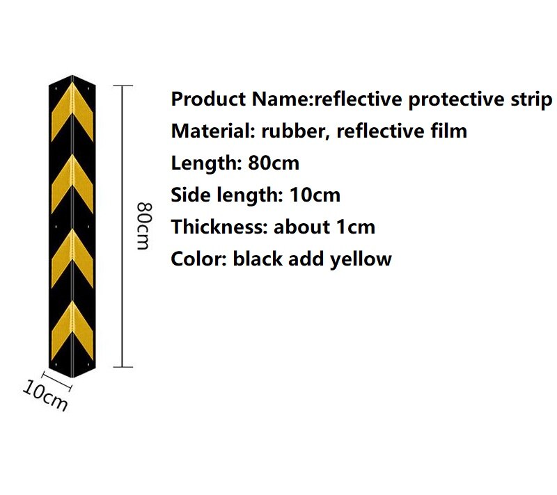 Pvc Reflecterende Rubber Hoek Guard Anti Collision... – Grandado