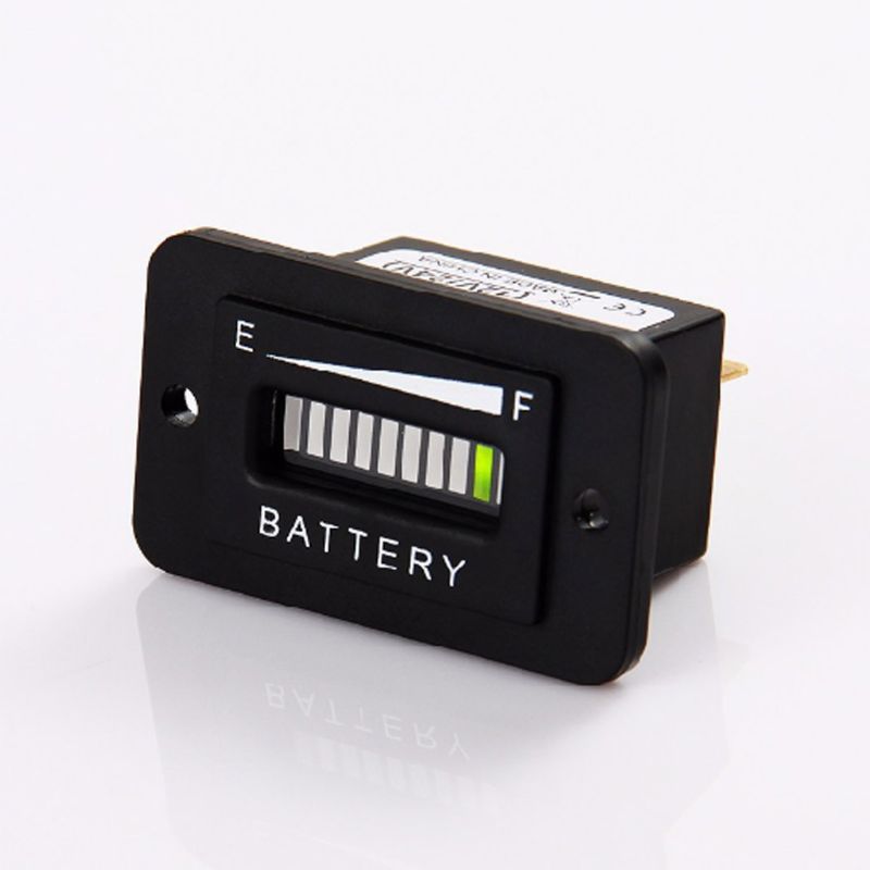 Battery Fuel Gauge Indicator LED 12-24V 36V 48V 72... – Vicedeal