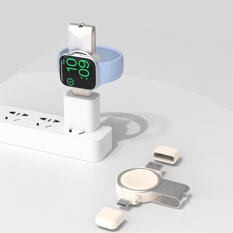 2 in 1 magnetisk trådløs lader for apple watch 9 8... – Grandado