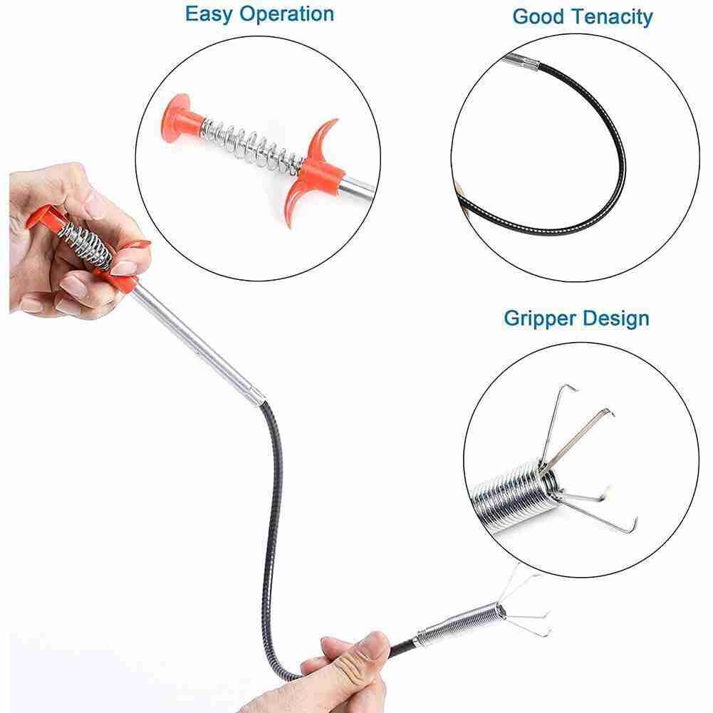 60Cm Afvoer Slang Lente Pijp Baggeren Tool Baggere... – Vicedeal