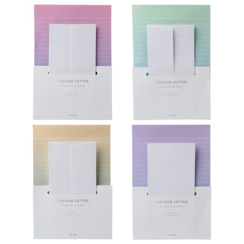Beautiful Letterhead Envelope Small Fresh Gradient... – Grandado