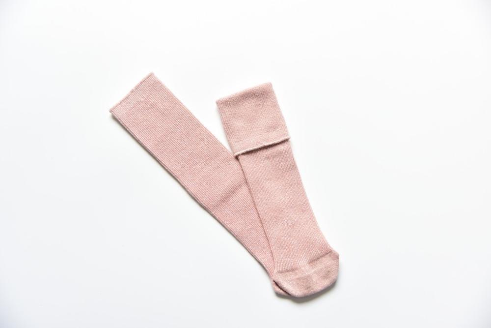 Baby Girls Knee High Glitter Socks Autumn Winter G... – Vicedeal
