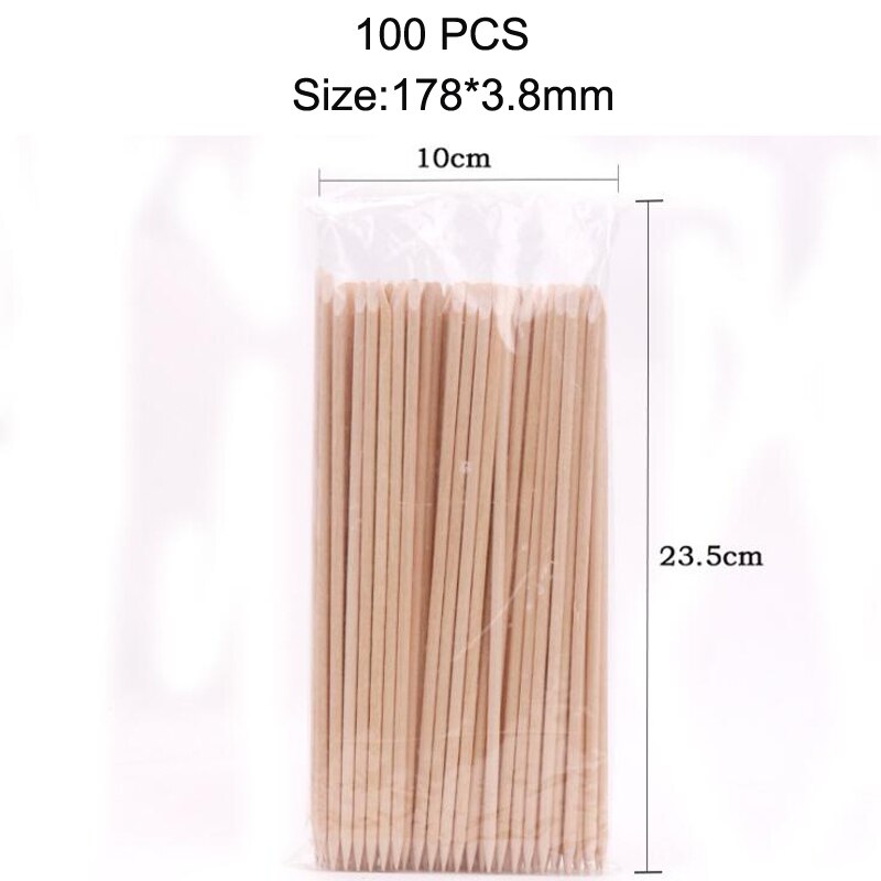 100PCS Nail Push Wooden Manicure Tools Nail Suppli... – Vicedeal