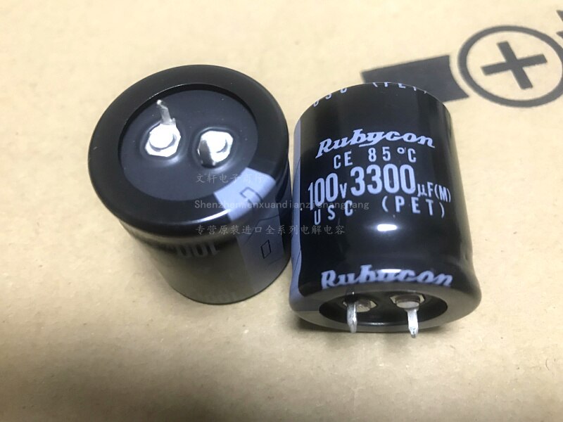 1 pcs/2 pcs/10 pcs Japan Ruby RUBYCON 100v3300uf u... – Vicedeal