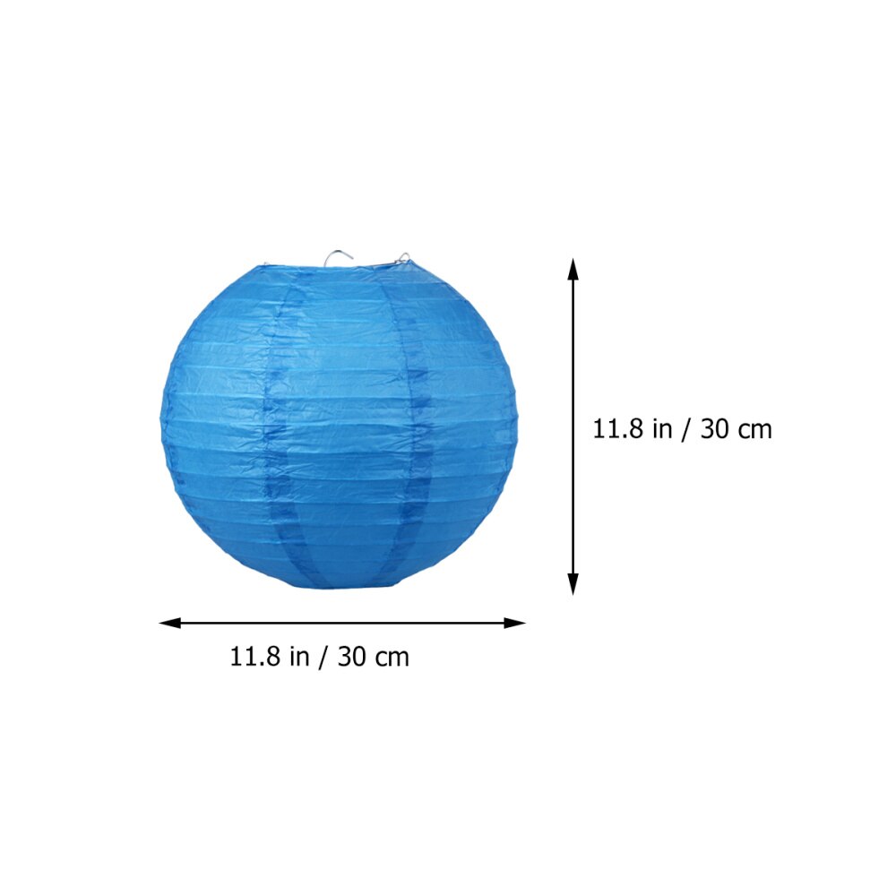 12pcs Foldable Paper Chinese Lanterns Festive Roun... – Grandado