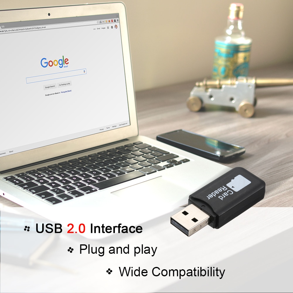 Mini Portable TF Card Reader USB 2.0 USB2.0 Card R... – Grandado