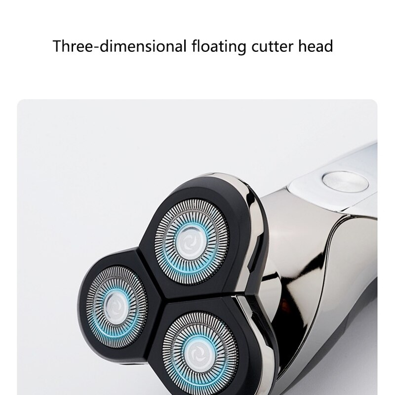 IPX7 washable rotate shaver men electric razor rec... – Grandado