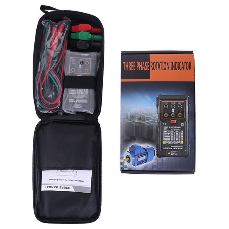 MS5900 120V-400VAC Three Phase Rotation Indicator ... – Grandado