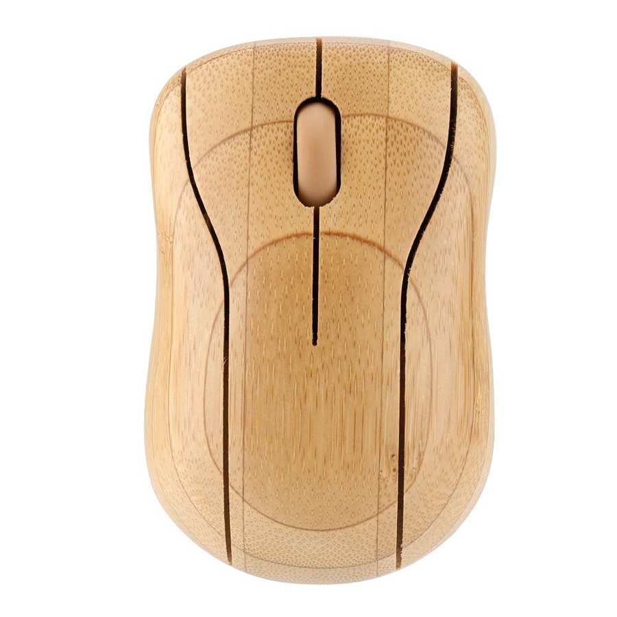2.4G Wireless Optical Bamboo Mouse 1600dpi Compute... – Grandado
