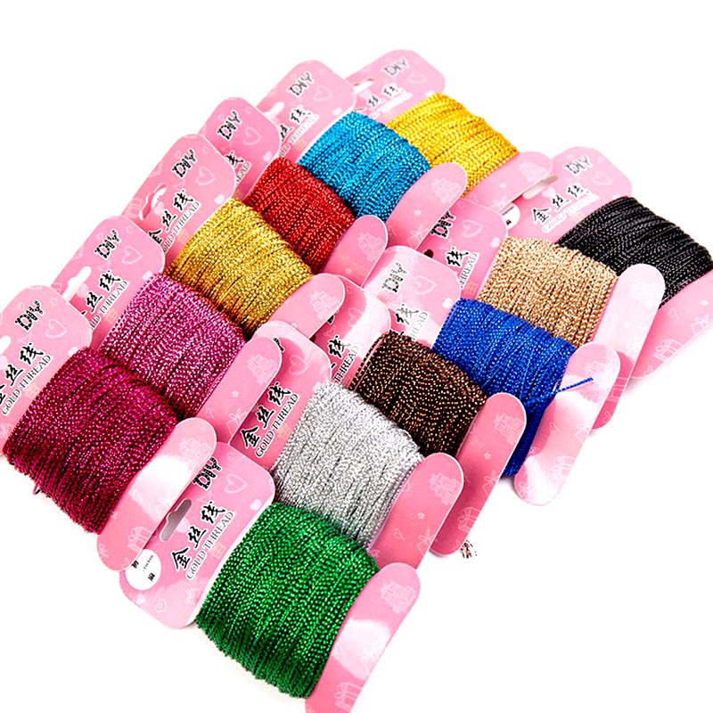 20m/roll Gold Wire Glitter Tag Line Rope DIY Threa... – Vicedeal