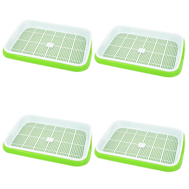 4Pc/Set Plant Flower Germination Tray Box Double-L... – Grandado