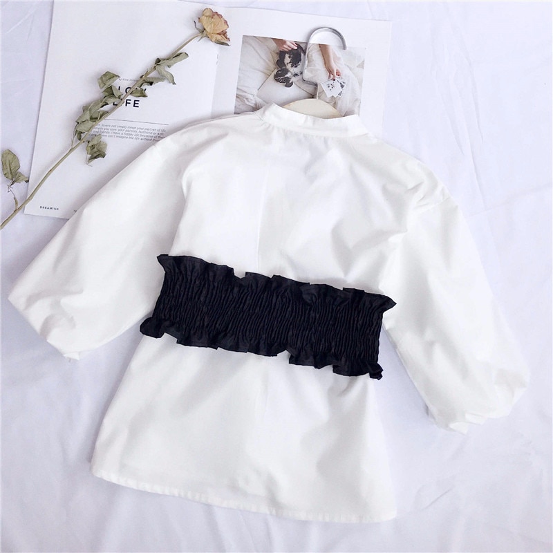 Pitkähihaiset tyttövauvat valkoinen paita lapsille... – Grandado