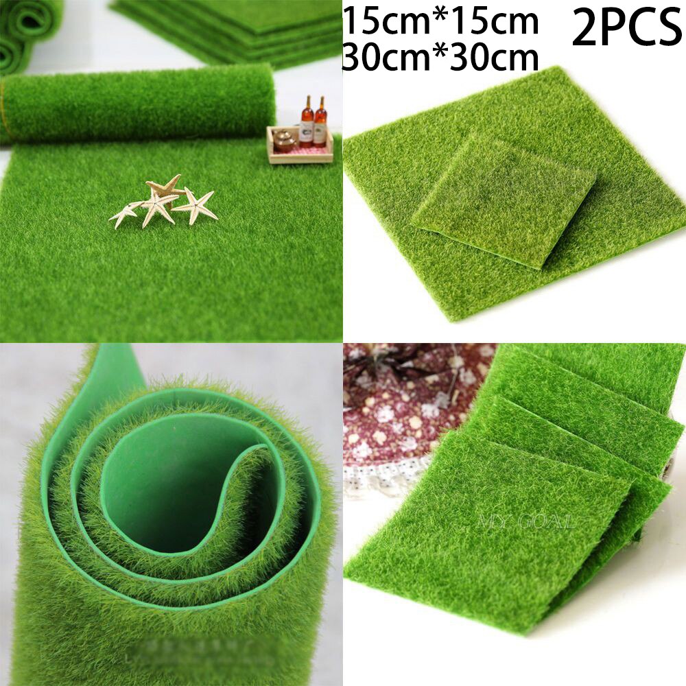 Mat Artificial Lawn Grass Rug PVC DIY Landscaping ... – Vicedeal