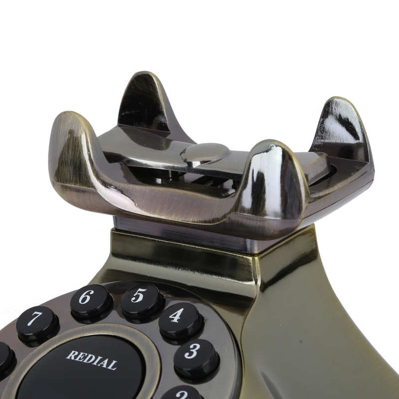 Retro Vintage Landline Antique Bronze Telephone AB... – Grandado